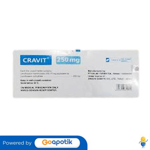Jual CRAVIT 250 MG BOX 10 TABLET | Shopee Indonesia