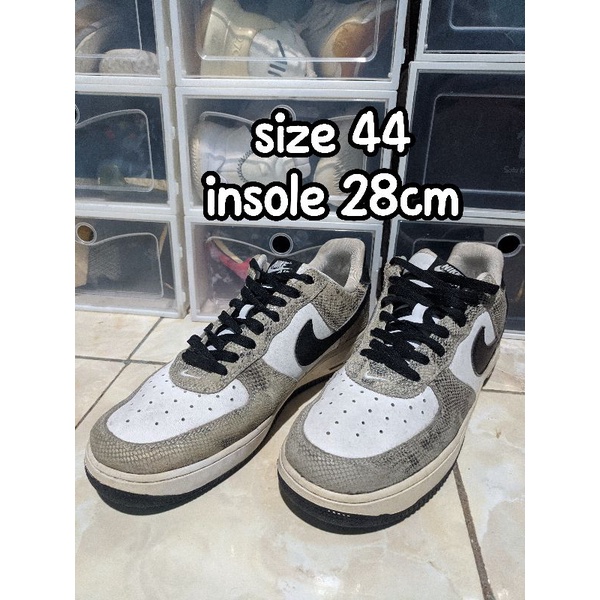 Jual Sepatu Second Nike AF1 Low size 44 insole 28cm (second) | Shopee Indonesia