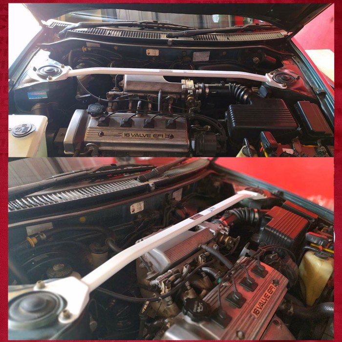 Jual Front Strutbar Toyota Great Corolla Ae101 Ae111 Original Ultra ...