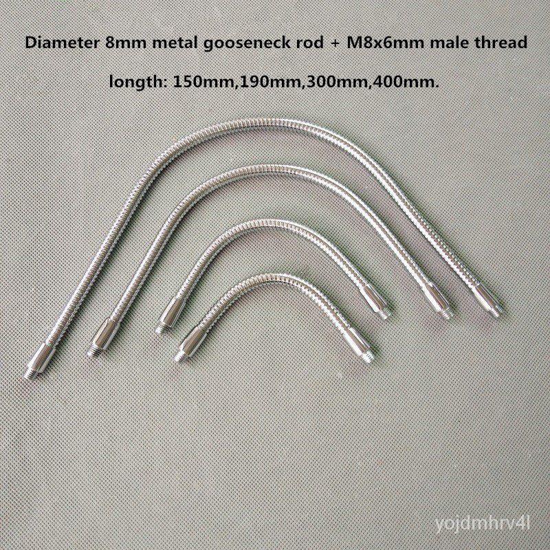 Jual &1pcs M8 Male screw 6mm Male Thread Soft Light metal Flexible ...
