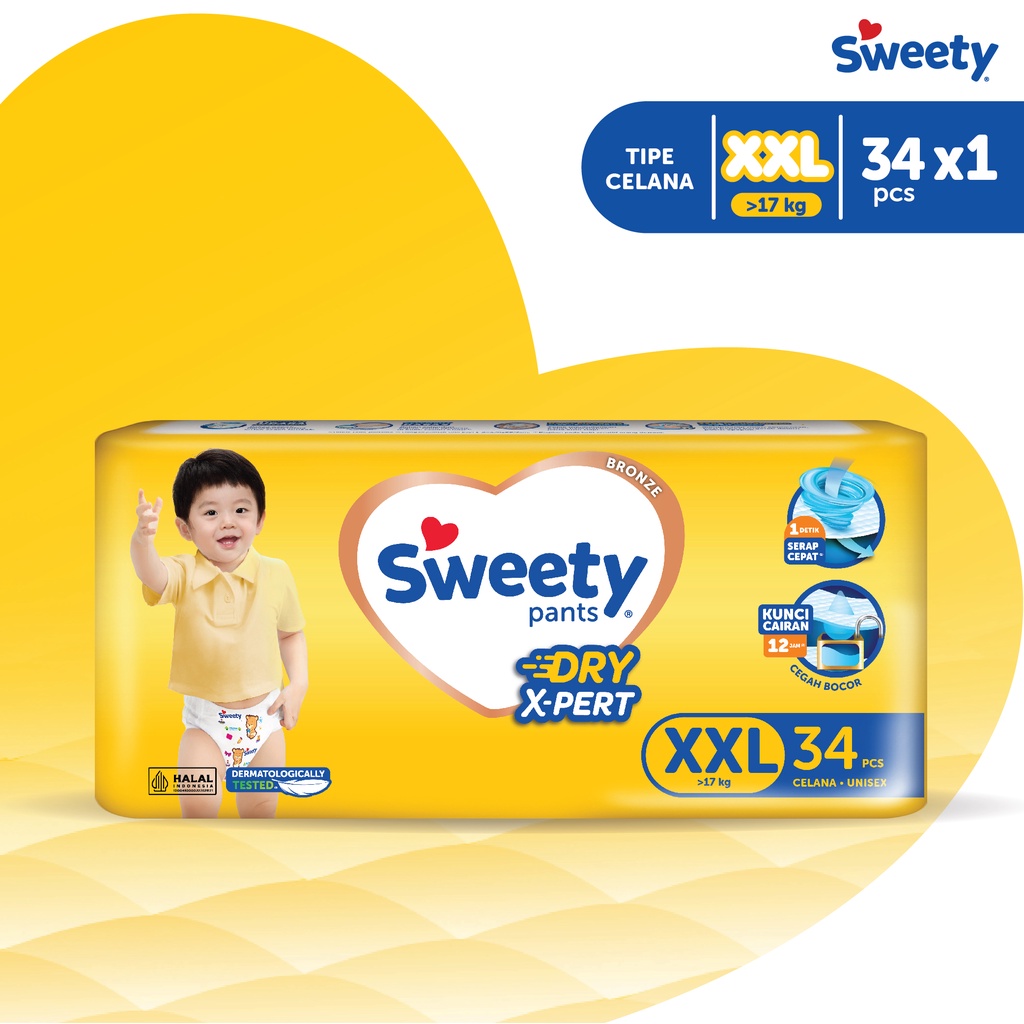 Jual Sweety Bronze Dry X-pert XXL 34s | Shopee Indonesia