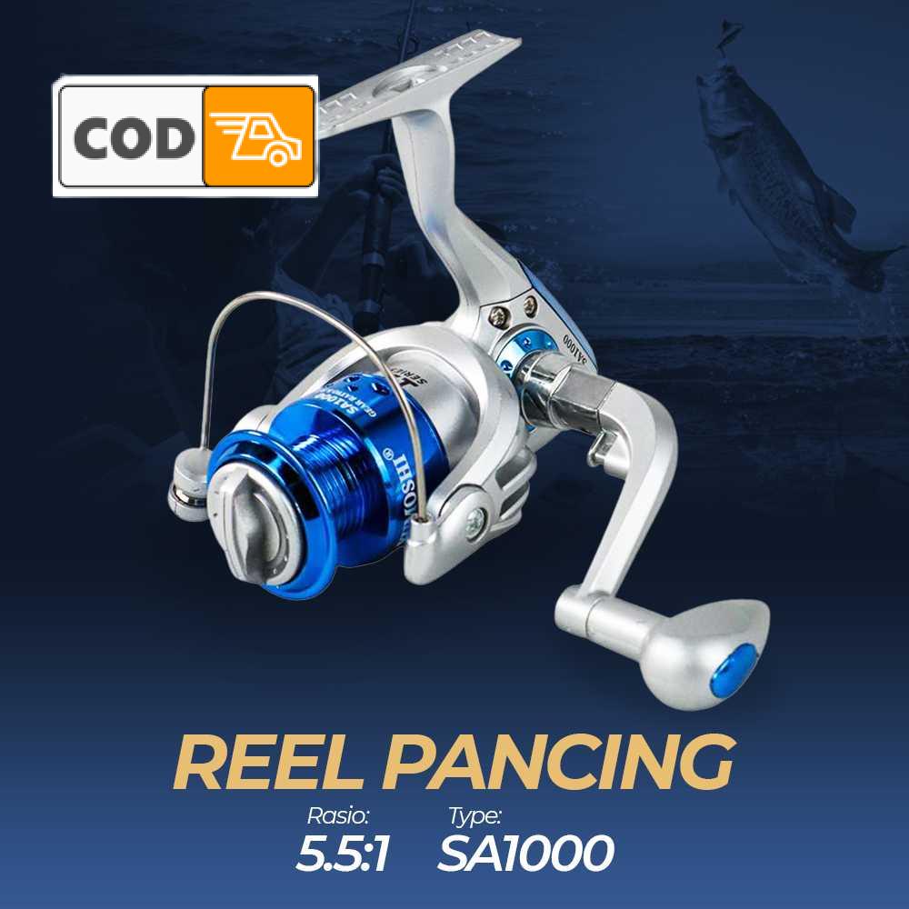Jual Reel Pancing Aluminium Gear Ratio 5.5:1 Tarikan Kuat Alat ...