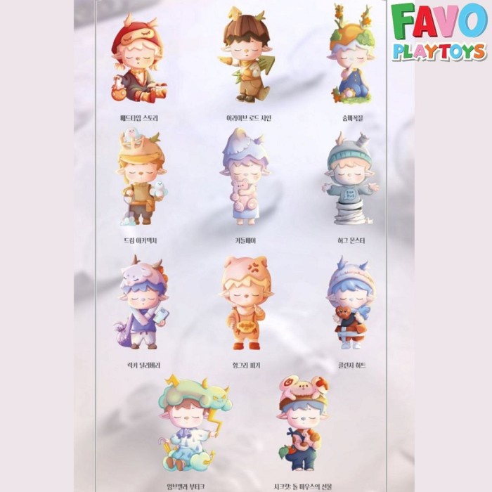 Jual MUST HAVE!! HEYONE MIMI STRANGE FRIEND SERIES BLIND BOX FIGURE SET ...