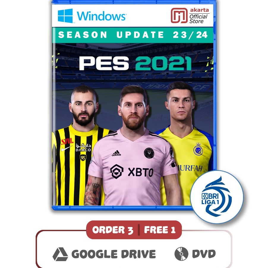 Jual Restock PES 2021 Pro Evolution Soccer 2021 dan Patch Season 2023 | Shopee Indonesia