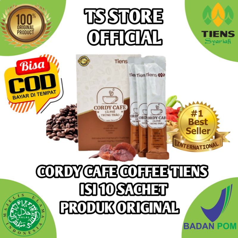 Jual CORDY CAFE COFFEE TIENS 1 BOX ISI 10 SACHET PRODUK ORIGINAL ...