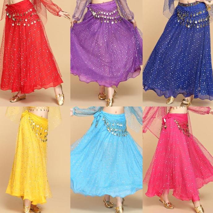 Jual Belly dance rok klok bintik s kostum tari india jasmine zumba ...