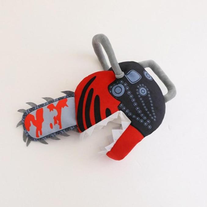 Jual Chainsaw Man Headgear Plush Helmet Topi Doll Toy Denji Topeng ...