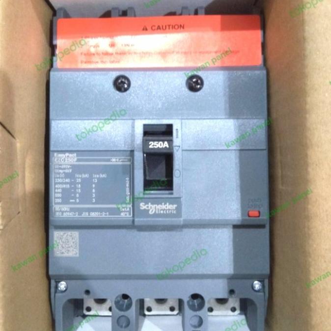 Jual Harga Spesial! Breaker Mccb 250A 225A 200A 160A 125A Schneider Ezc Tipe F | Shopee Indonesia
