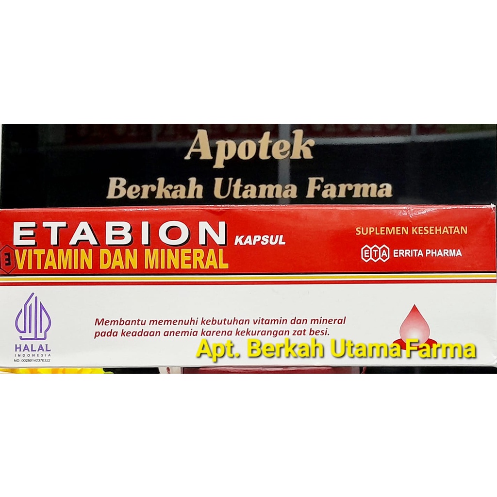 Jual Etabion Box 100 Kapsul | Shopee Indonesia