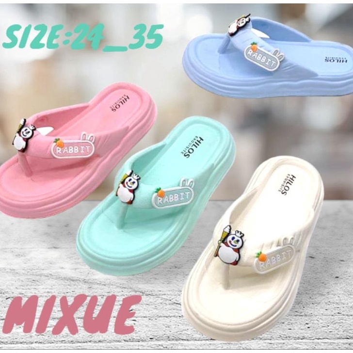 Jual IDA431 Sandal Mixue Terbaru Sandal Jepit Anak Perempuan Mixue ...