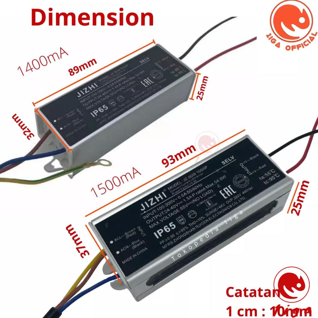 Jual Terbaru Led Driver 50W 1400Ma 1500Ma 4Kv Surge Voltage Protection ...