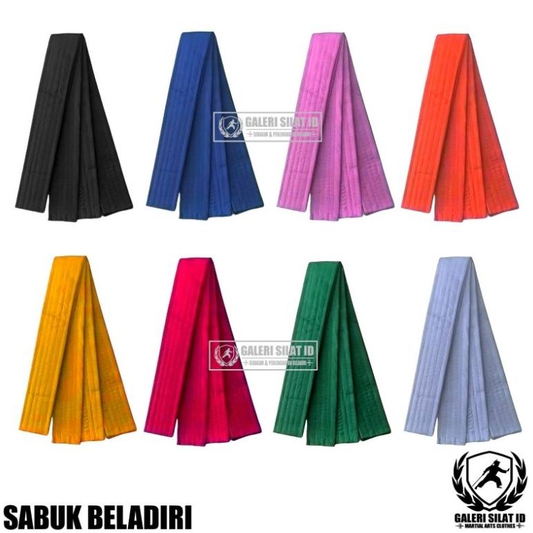 Jual Sabuk Pencak Silat Warna Lengkap Merah Biru Hitam Putih Hijau ...