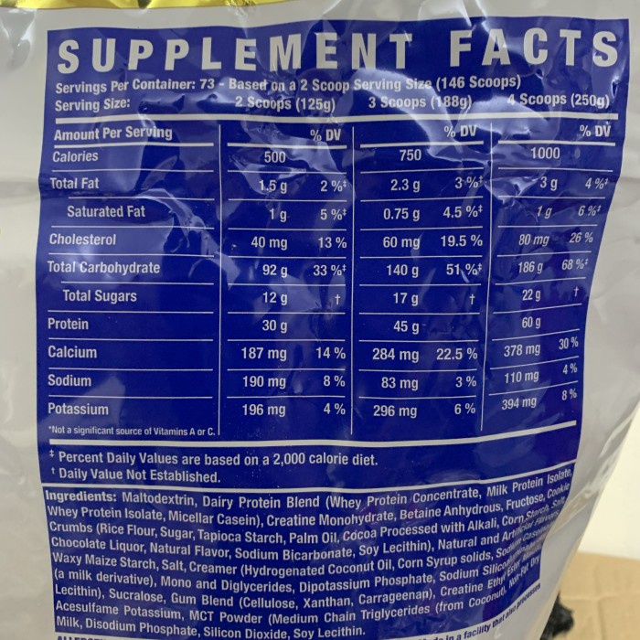 Jual King Mass 20 Lbs Ronnie Coleman RC Gainer Susu Penambah Berat ...