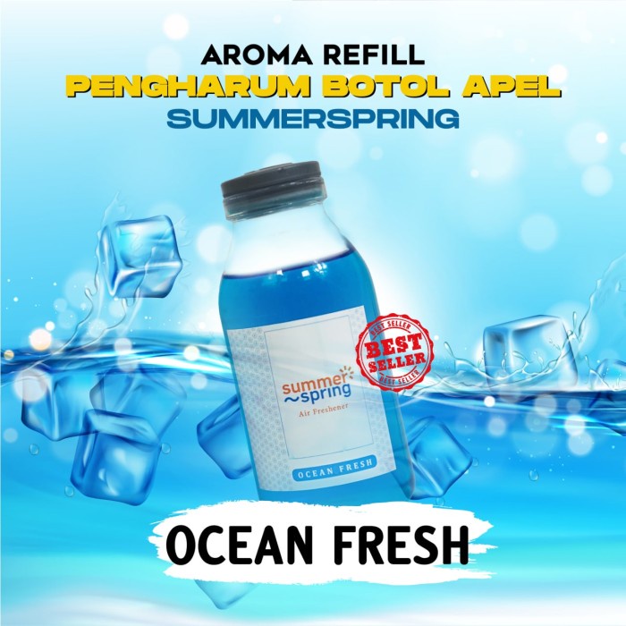 Jual Refill Parfum Mobil Summer Spring Pengharum Ruangan Botol Apel 100 ...