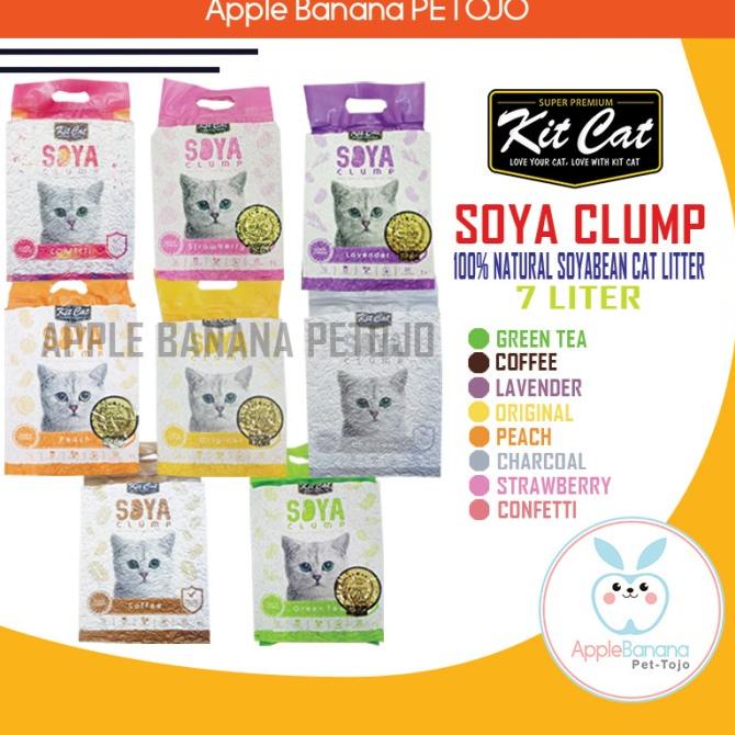 Jual KitCat Soya Clump Cat Litter 7 Liter - Pasir Kucing Kit Cat Tofu ...
