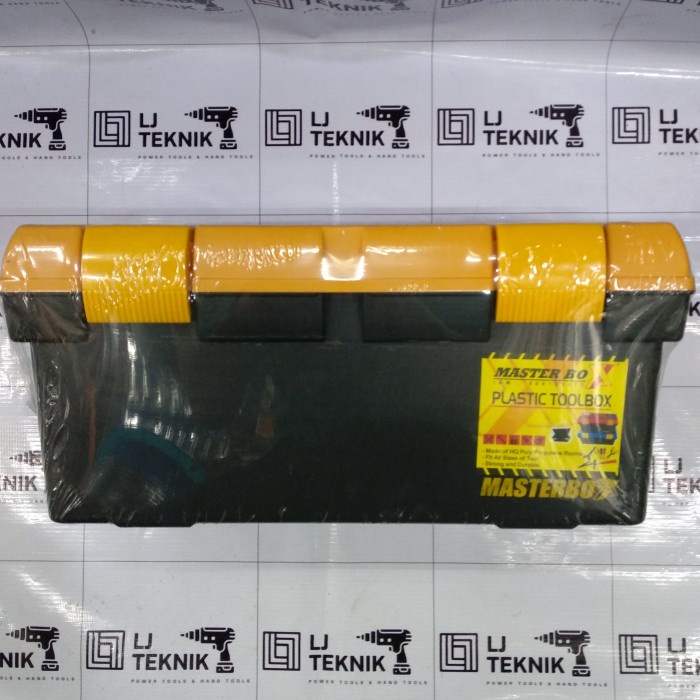 Jual MASTER TOOL BOX KOTAK PERKAKAS PLASTIK 44 X 20 X 20 CM KUNING ...