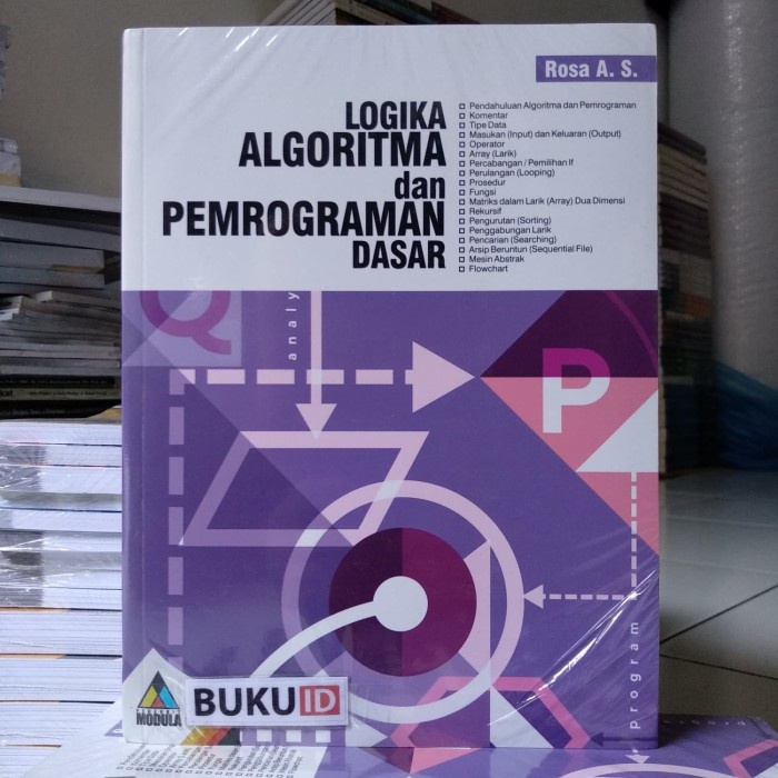 Jual Terlaris Programming Buku Logika Algoritma Dan Pemrograman Dasar ...