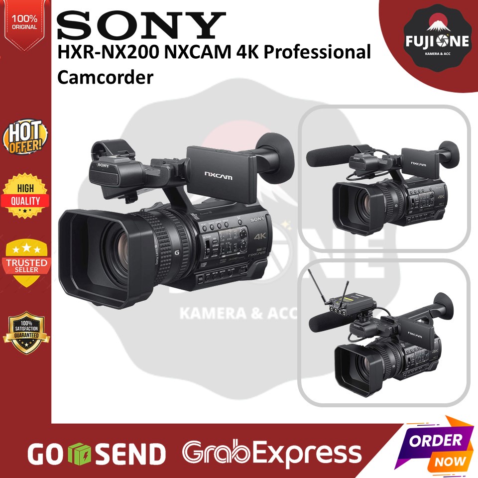 Jual Sony HXR-NX200 NXCAM 4K Professional Camcorder | Shopee Indonesia