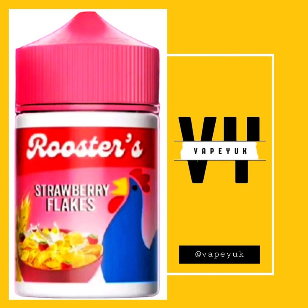 Jual Roosters V2 60ml Strawberry Flakes Cereal Rooster | Shopee Indonesia