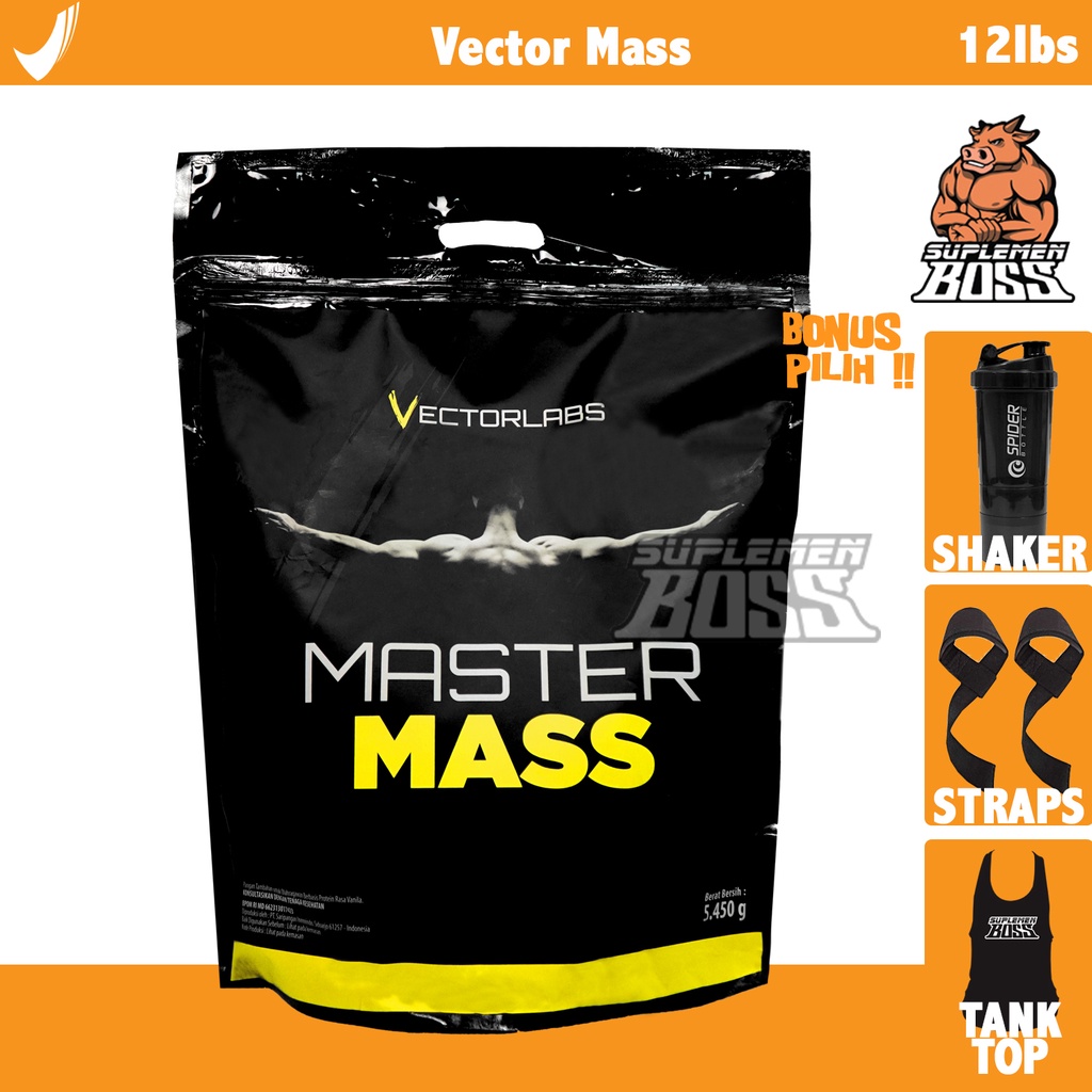 Jual VECTORLABS MASTER MASS 12lbs lb FREE SHAKER BPOM | Shopee Indonesia