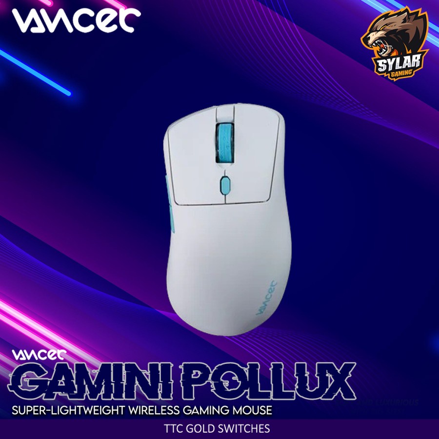 Jual Vancer Gamini Pollux Super-Lightweight Wireless Gaming Mouse ...