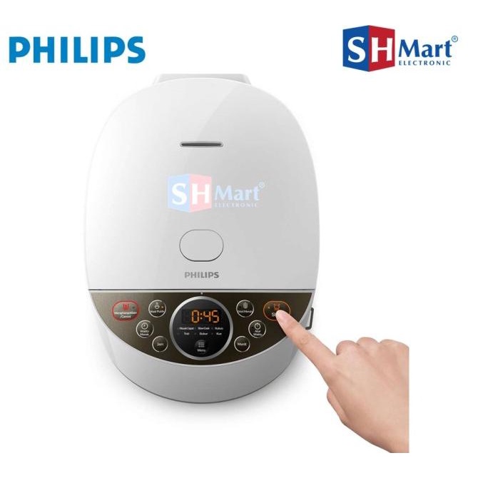 Jual PHILIPS RICE COOKER FUZZY LOGIC DIGITAL HD4515 HD-4515 1.8 LITER ...
