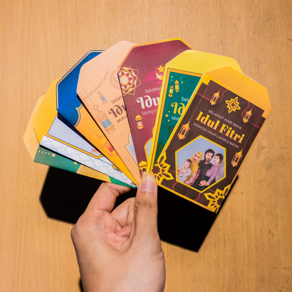 Jual 1 PACK Amplop Lebaran Custom Foto dan Nama Murah 2023 Amplop Idul ...