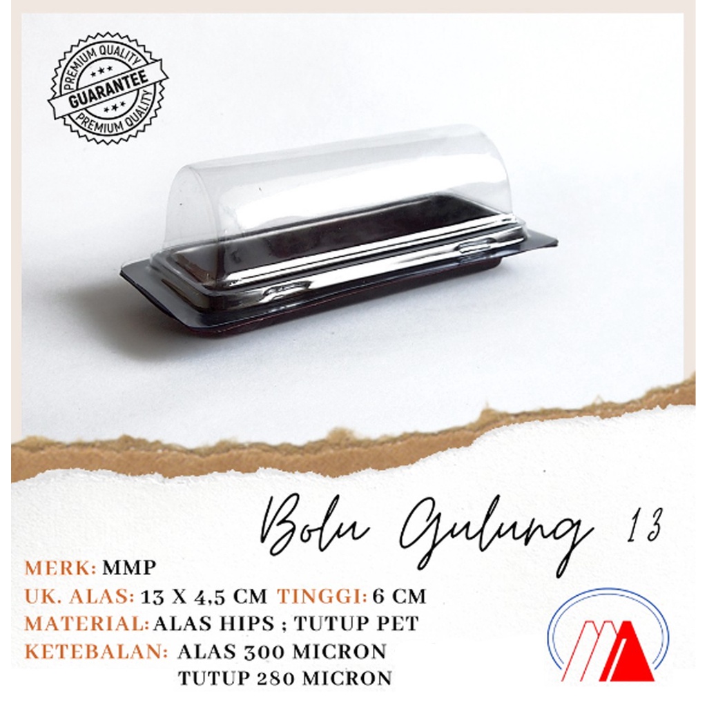 Jual [ISI 20] mika kue bolu gulung bg 13 / mika kue mini / mika plastik ...