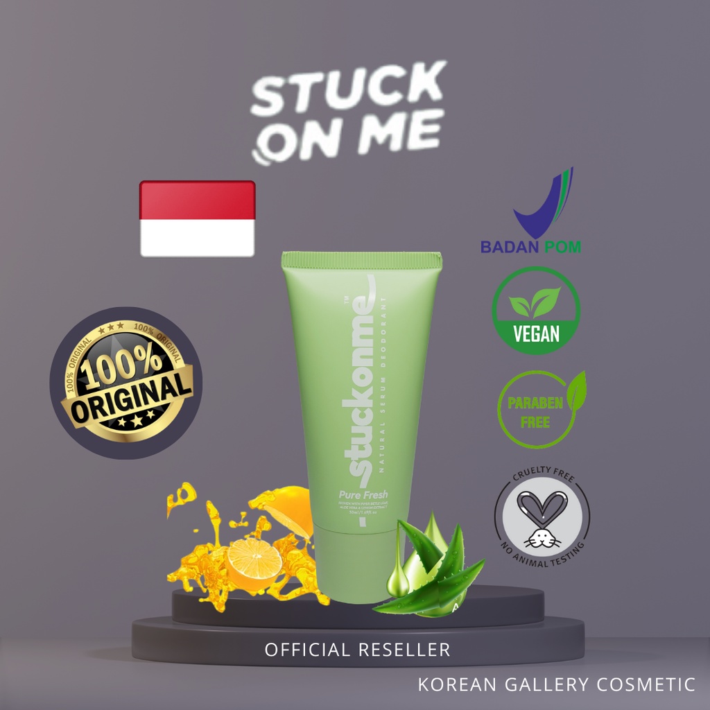 Jual Stuck On Me Deodorant Serum Pure Fresh 50ML | Shopee Indonesia