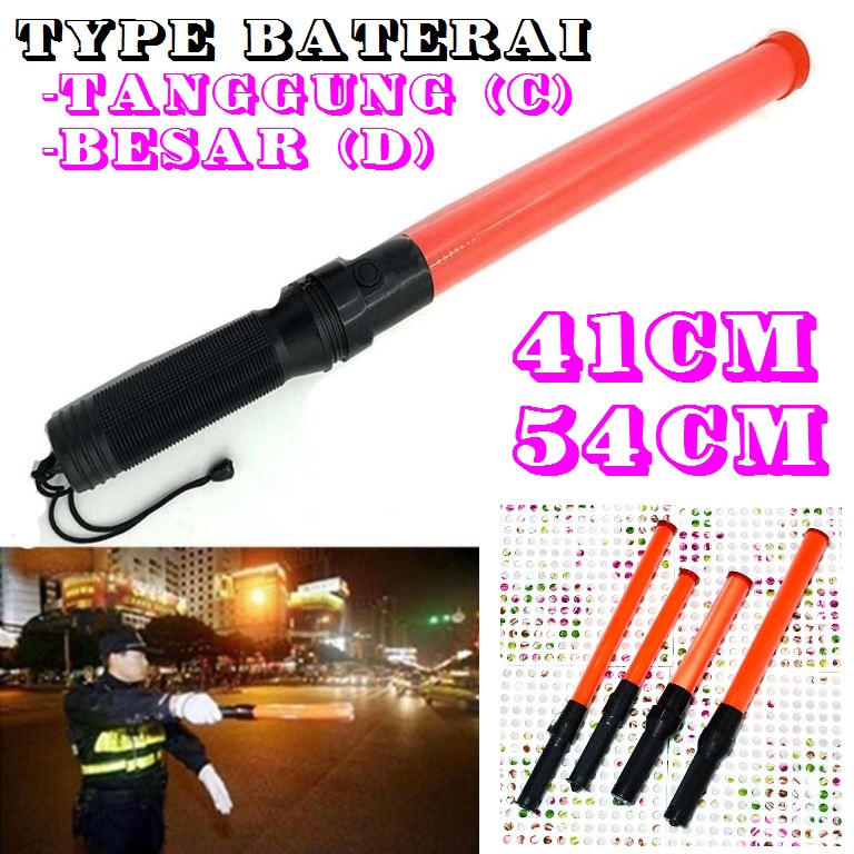 Jual Lampu lalin tongkat parkir panjang 54cm 41cm bukan 30cm led lalu ...