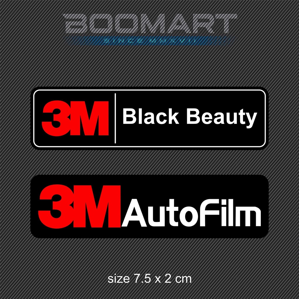 Jual STICKER TIMBUL 3M AUTOFILM black beauty | Shopee Indonesia