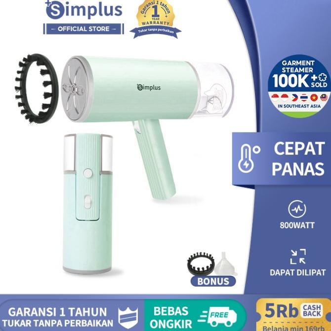 Jual Simplus Setrika Uap Listrik 800W Portable Garment Steamer Strika ...