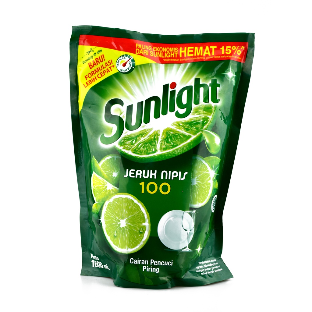 Jual SABUN CUCI PIRING SUNLIGHT BESAR 1,5 LITER 1500 ML JERUK NIPIS ...