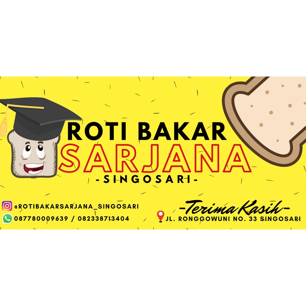 Jual Stiker Roti Bakar Sarjanaa | Shopee Indonesia