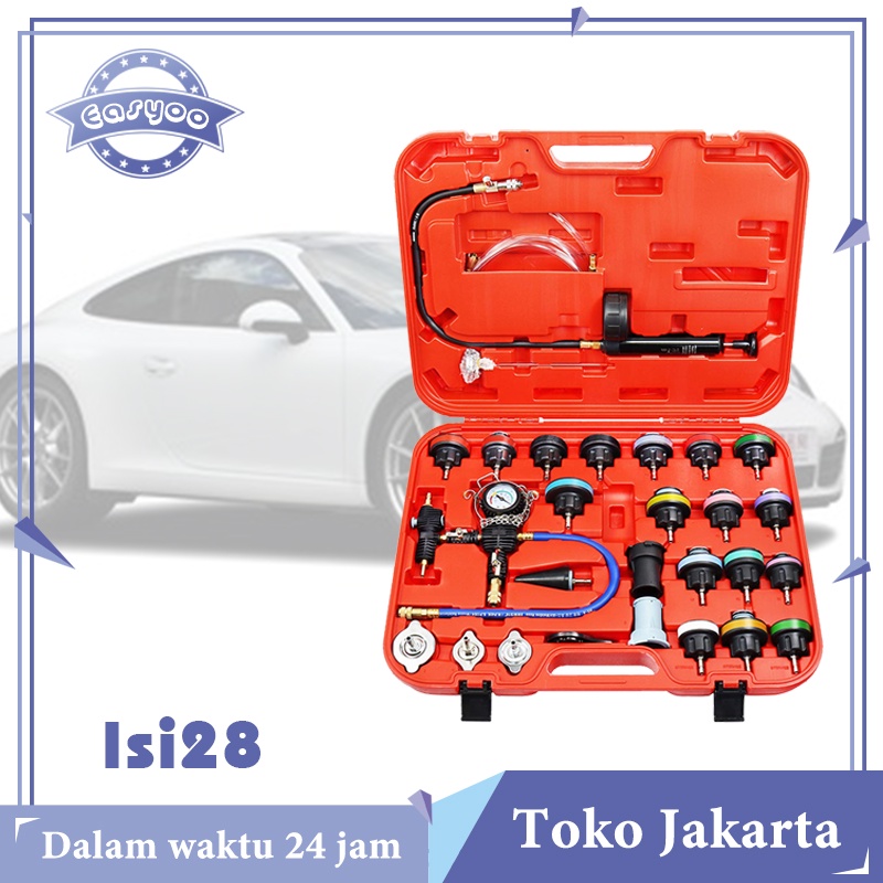 Jual Isi 28 Set Radiator Cup Pressure Tester Vakum Jenis Sistem ...