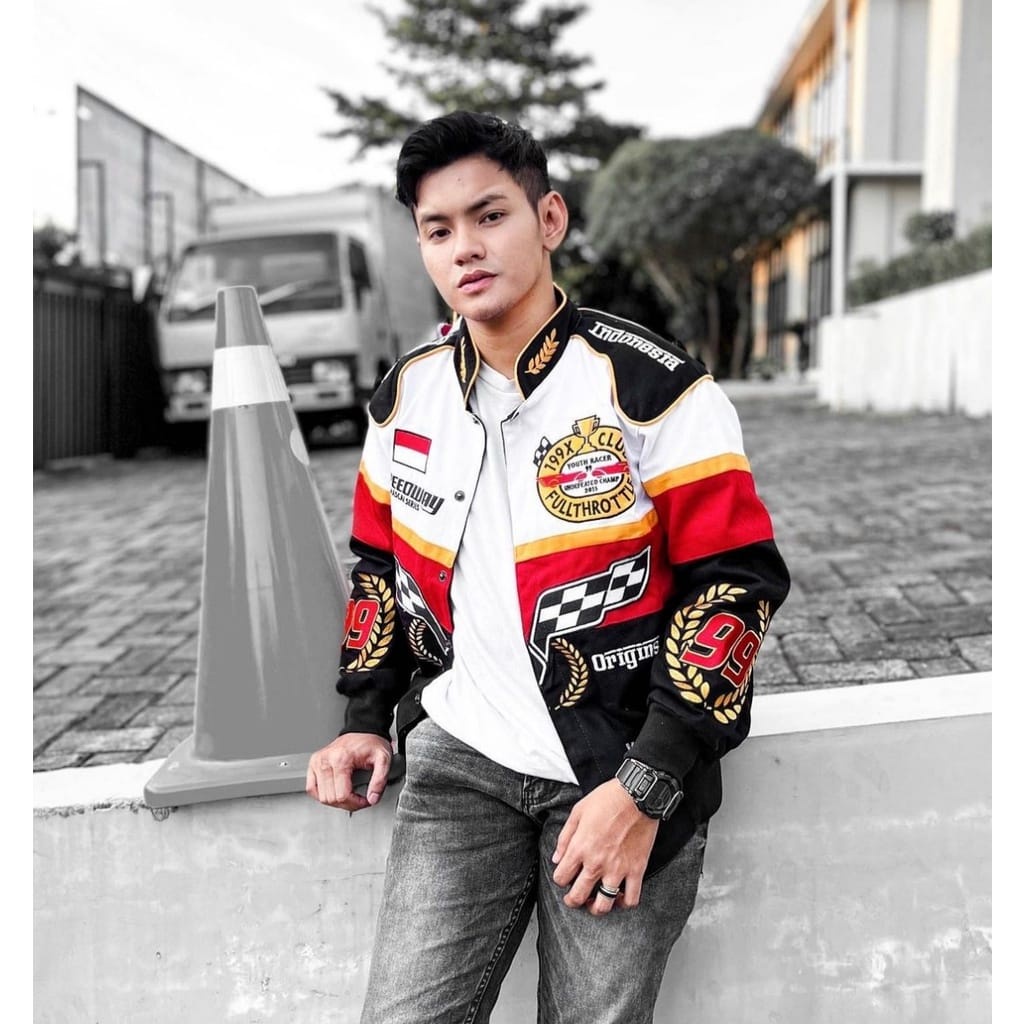 Jual Jaket Nascar Vintage Jaket Whizle Series Rolling Speed Fullprint ...