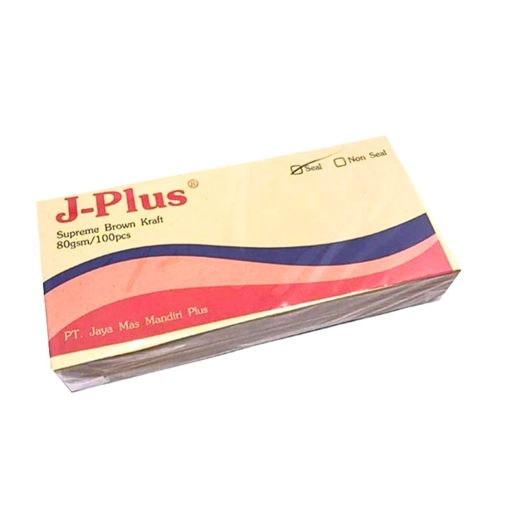 Jual Amplop Coklat Kabinet Kraft A Seal/Non Seal JPLUS (005014)/(005015 ...