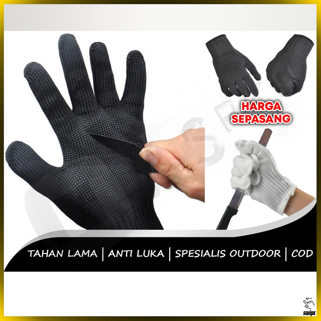 Jual Sarung Tangan Anti Sajam Senjata Tajam Pisau Outdoor | Shopee ...