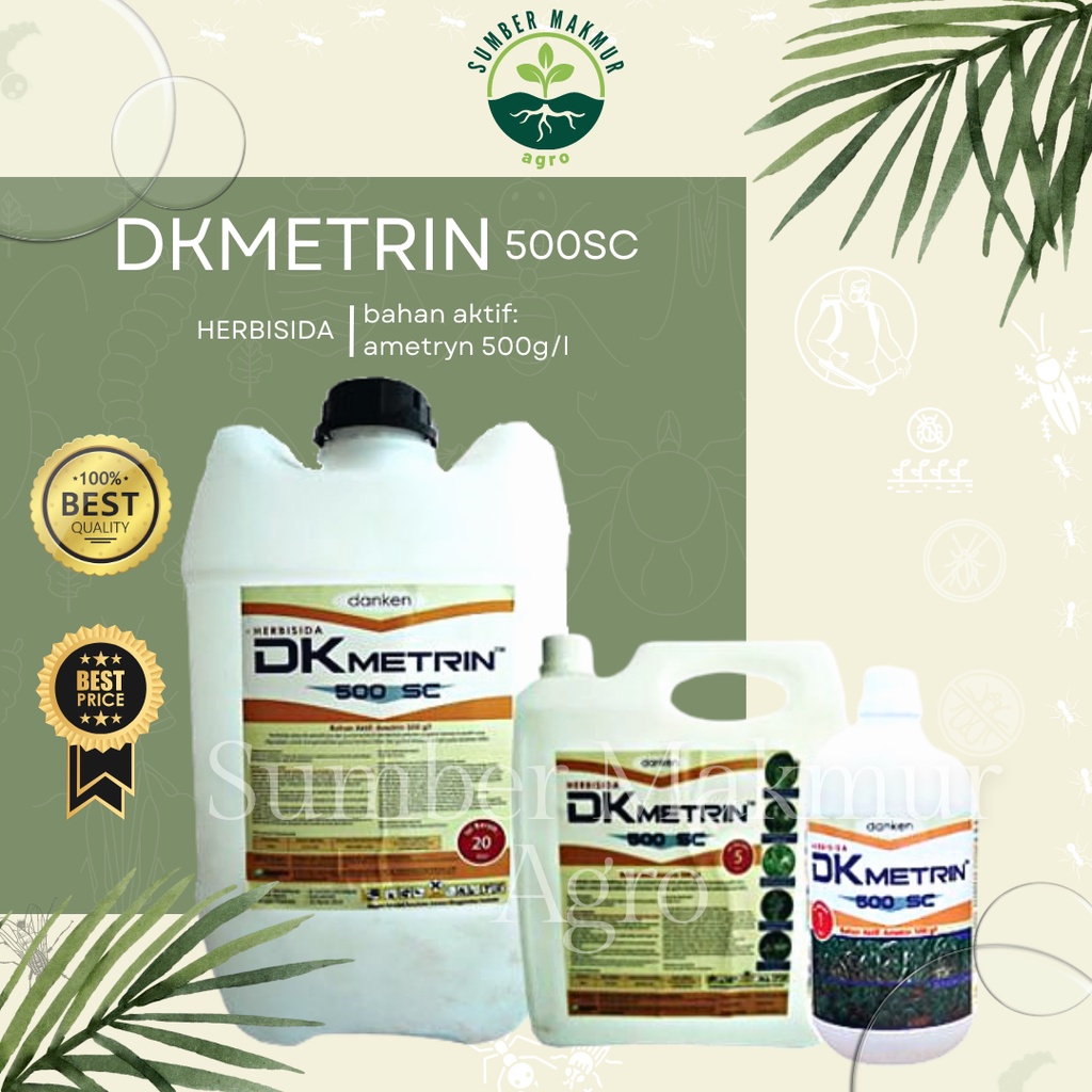 Jual DKMETRIN 500SC 1000ml 1L 5L 20L PESTISIDA HERBISIDA KELAPA SAWIT ...
