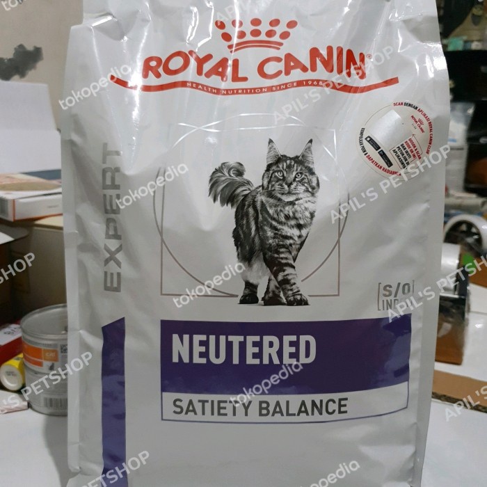Jual ROYAL CANIN VETERINARY CAT NEUTERED SATIETY BALANCE 3,5 KG ...