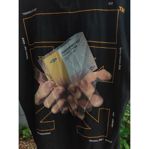 Jual Kaos Baju T Shirt Off White Fahrenheit | Shopee Indonesia Jual Kaos Baju T Shirt Off White Fahrenheit | Shopee Indonesia