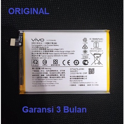 Jual Battery Baterai Batere VIVO Y51 2020 Y31 BO8 B-08 B-O8 Original ...