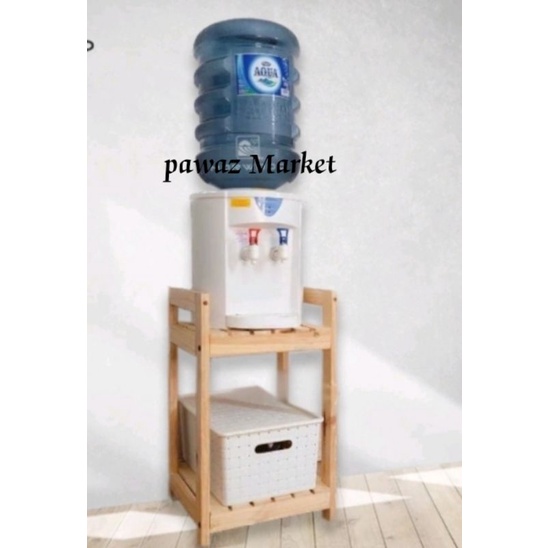 Jual Rak kayu dispenser galon | Shopee Indonesia