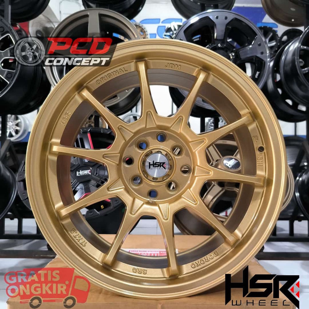 Jual VELG MOBIL TERBARU R17 HSR WHEEL TYPE CE28 R17 PAS BODY VIOS,JAZZ ...