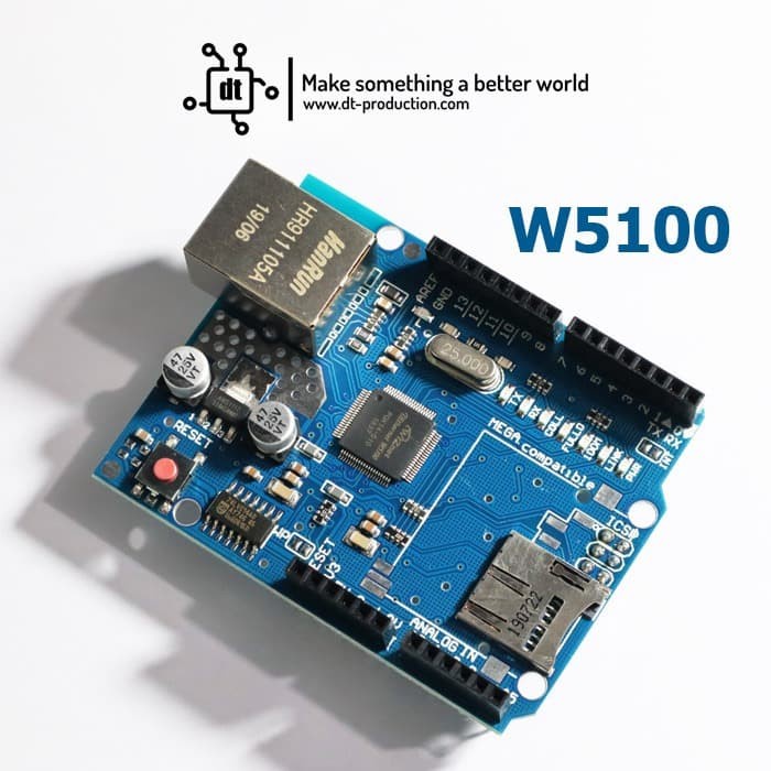 Jual Ethernet Shield W5100 Arduino UNO dan Mega 2560 | Shopee Indonesia