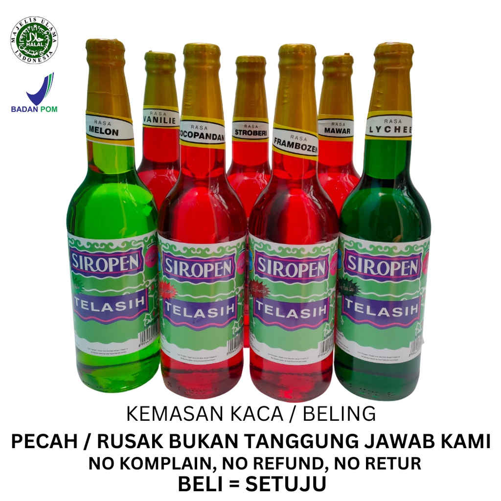 Jual Sirup Siropen Telasih 630ml aneka varian rasa | Shopee Indonesia