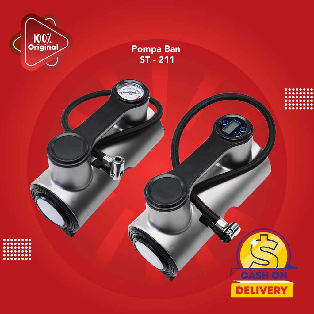 Jual Digital Pompa Ban Mobil Elektrik Pompa Mobil Motor Truk Daya isi ...