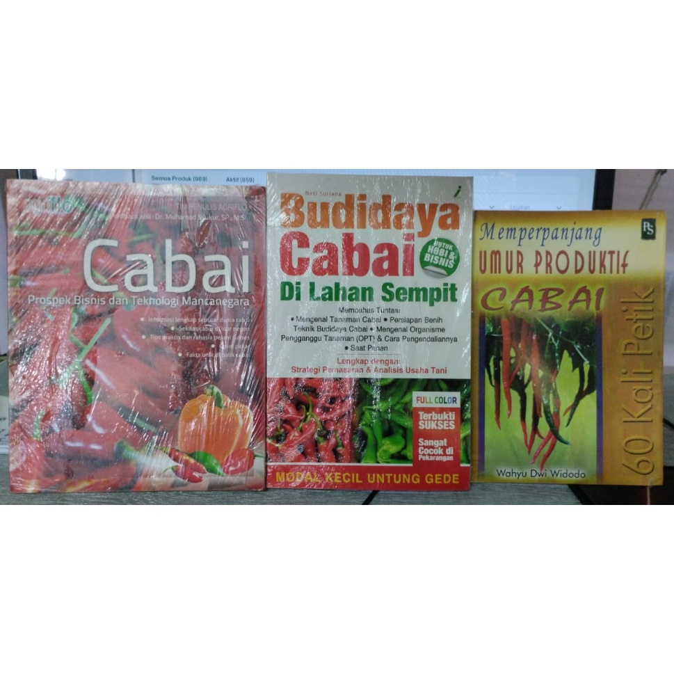 Jual Buku BUDIDAYA CABAI - MEMPERPANJANG UMUR PRODUKTIF - PROSPEK ...