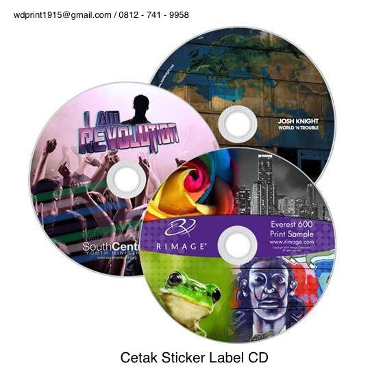 Jual WDPrint Cetak Sticker LABEL CD | Design Custom | Shopee Indonesia