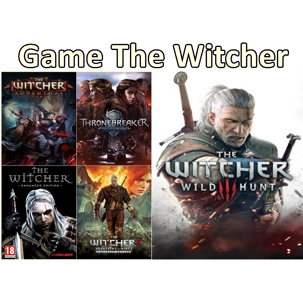 Jual The Witcher Game Paket Lengkap SEMUA SERI untuk PC Laptop | Shopee Indonesia